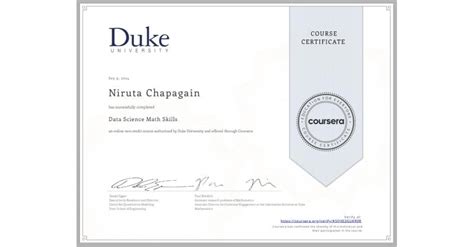 Niruta Chapagain On Linkedin Completion Certificate For Data Science