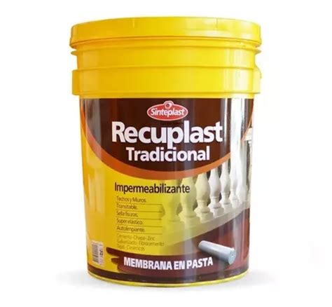 Membrana En Pasta Recuplast Tradicional Lts Techos
