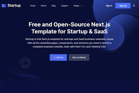 startup next js