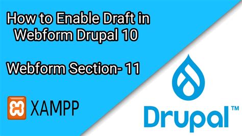 How To Enable Draft Feature In Drupal 10 Section 11 Drupal Tutorial