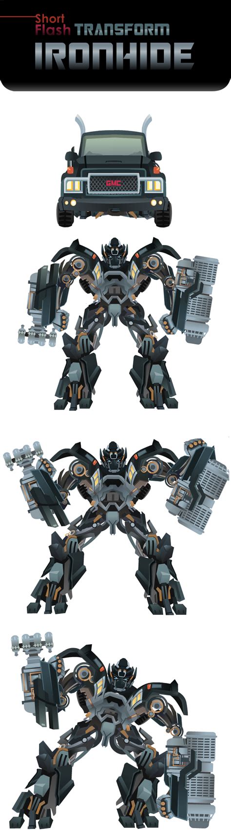 Flash Animation Ironhide Poses By Zgul Osr1113 On DeviantArt