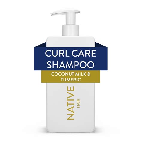 Native Curl Care Shampoo 16 5 Oz Coconut Milk And Turmeric Sulfate
