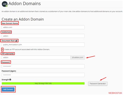 How To Create An Add On Domain In Cpanel