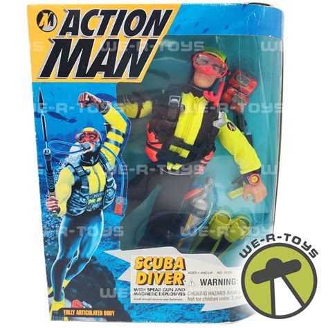 Action Man Scuba Diver With Spear Gun And Magnetic Explosives 1995