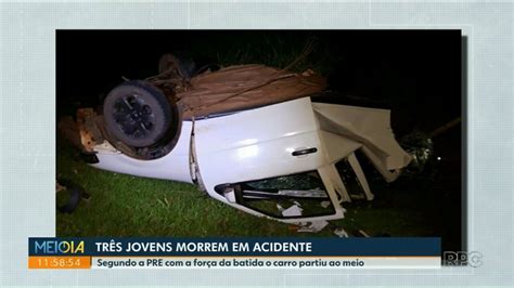 Quatro jovens morrem em dois acidentes na PR 485 no noroeste do Paraná