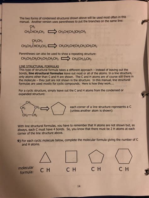 Solved How To Condense An Expanded Structure A On The