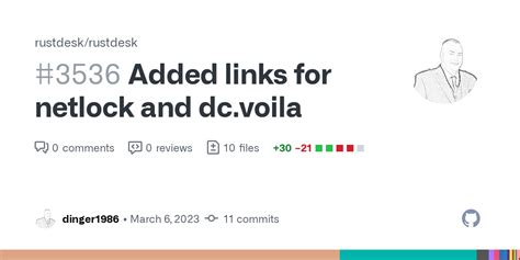 Added Links For Netlock And Dc Voila By Dinger Pull Request Rustdesk Rustdesk Github