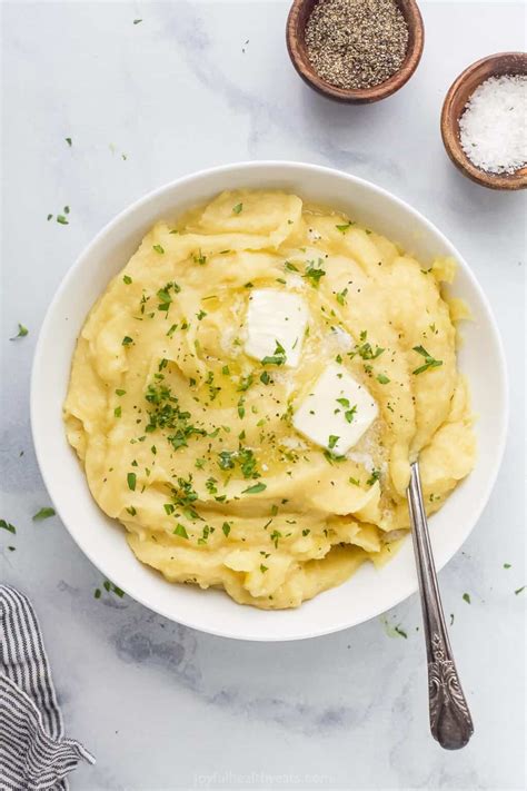 Creamy Garlic Parsnip Puree Recipe Joyful Healthy Eats