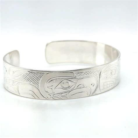 Bracelet Sterling Silver 1 2 Eagle And Orca Wickaninnish Gallery
