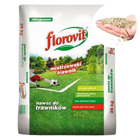 FLOROVIT NAWÓZ DO TRAWNIKÓW Z MCHEM 25 KG MISTRZOWSKI TRAWNIK