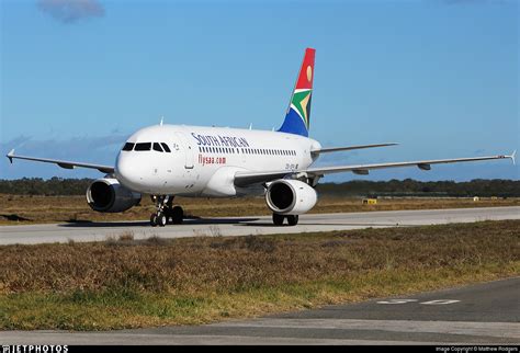 Zs Sfk Airbus A319 131 South African Airways Matthew Rodgers