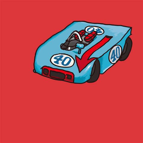 今日のイラストはレーシングカー イラスト