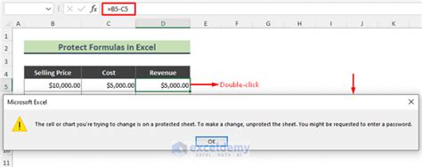 How To Protect Formulas In Excel With Easy Steps Exceldemy