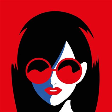 Afro Hair Hippie Woman Pop Art Stock Vector Image By ©pauljune 19312223