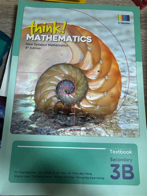Secondary 3 Math Textbook Hobbies And Toys Books And Magazines Textbooks