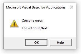 Vba Compile Error Automate Excel