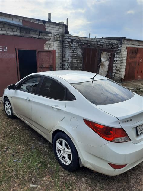 Переход на лето и новую резину а так же юбилей — Hyundai Solaris 1g 1 6 л 2014 года