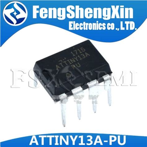 5pcs Lot New ATTINY13A ATTINY13A PU ATTINY13 DIP 8 AVR Microcontroller