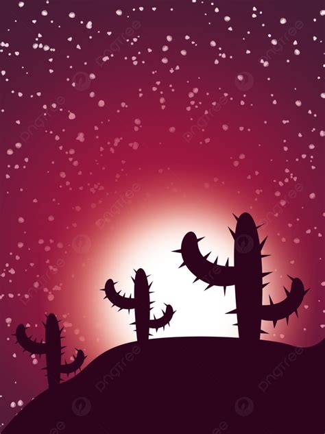 Background Latar Belakang Vektor Langit Bintang Estetik Merah Merah