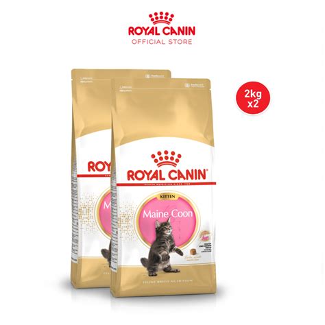 Royal Canin Maine Coon 2kg X 2 Kitten Dry Cat Food Feline Breed