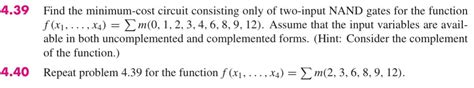 solved 4 39 find the minimum cost circuit consisting only of