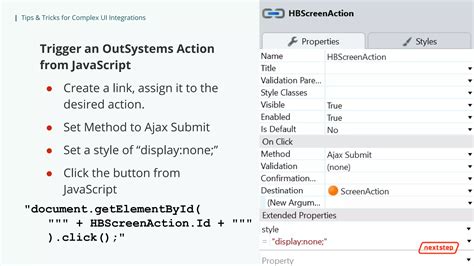 Outsystems Tricks And Tips For Complex Ui Integrations Ppt
