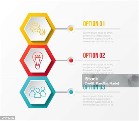 다채로운 아이콘으로 비즈니스 Infographic 템플릿입니다 벡터입니다 0명에 대한 스톡 벡터 아트 및 기타 이미지 0명 3 3가지 개체 Istock