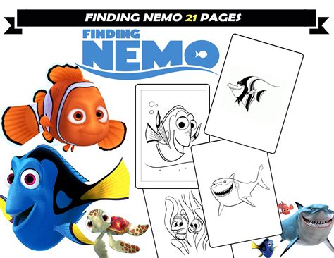 Finding Dory Coloring Pages Free Printable [2025]