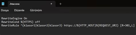 Htaccess Ile Https Y Nlendirme Nas L Yap L R Ssl Y Nlendirme Hostixo