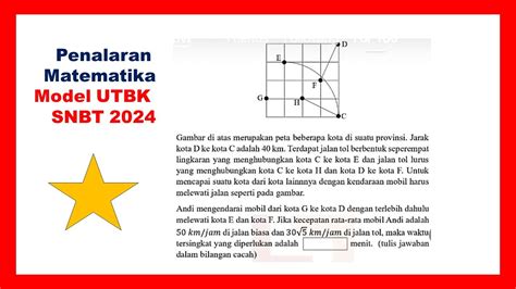 Penalaran Matematika Model Utbk Snbt 2024 By Top Mat Youtube