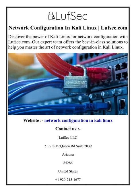 PPT Network Configuration In Kali Linux Lufsec Com PowerPoint Presentation ID