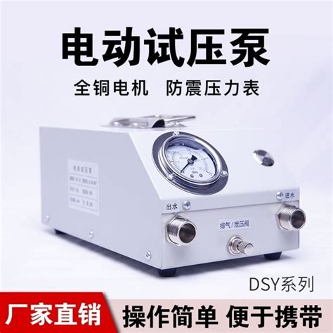 打压泵手提式手动电动试压泵PPR水管打压机测压机地暖泵测漏水用 虎窝淘