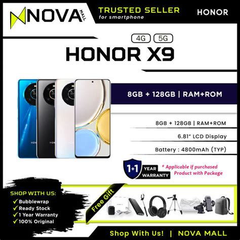 HONOR X G G RAM GB ROM Original HONOR Malaysia Lazada