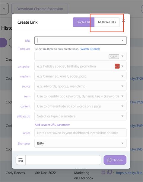 How To Build And Shorten Urls With Bit Ly Support Utm Io Knowledge Base