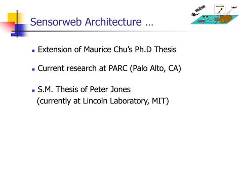 Ppt Sensorweb Architecture And Dynamic Sensor Tasking In Mobile
