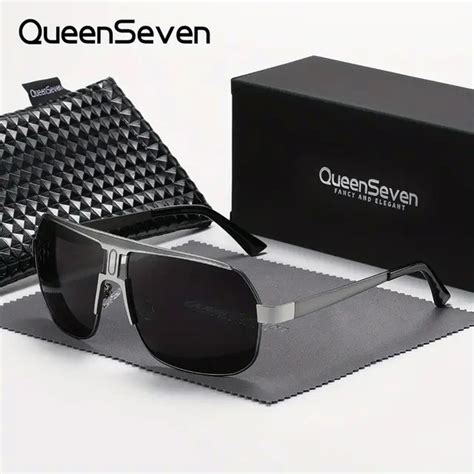 Поляризационные солнцезащитные очки для женщин и мужчин QUEENSEVEN ...