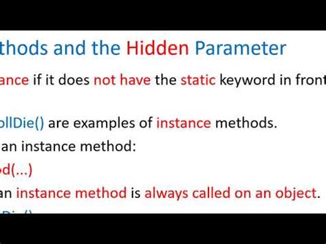 Programaci N En Java Instancia De M Todos Y M Todos Est Ticos