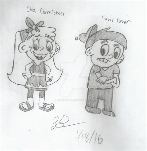 Chloe Carmichael And Timmy Turner My Style By Noizy Bunny On Deviantart
