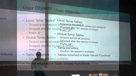 Sqlday 2015 Dba Troubleshooting Tempdb Klaus Aschenbrenner Youtube