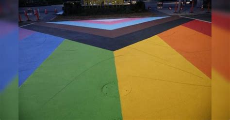 Pride Mural In Downtown Spokane Vandalized Hours After Being Repainted