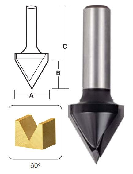 60 Degree Vee Groove Cutter Router Bits Direct