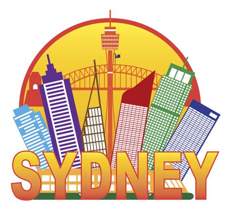 Sydney Harbour Bridgeロイヤルティフリーのストックベクター