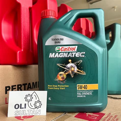 Jual Castrol Magnatec Dualock 5w 40 Api Sn 4l Original Engine Oil