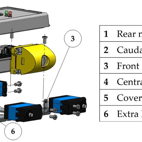 Exploded View Of The Assembly Highlighting The Components On The