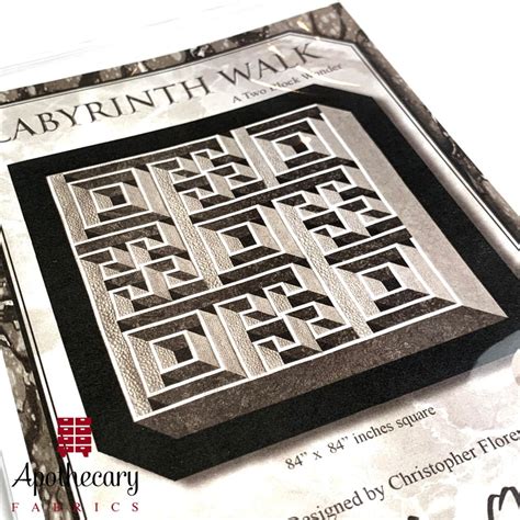labyrinth quilt pattern etsy