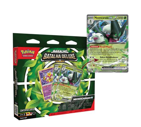 Baralho De Batalha Deluxe Pokémon Meowscarada Ex Odisseia Jogos