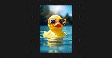 Cute Rubber Duck Wearing Glasses Duck T Shirt Teepublic