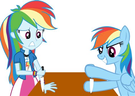 Rainbow Dash Meets Her Match By Tiredbrony On Deviantart