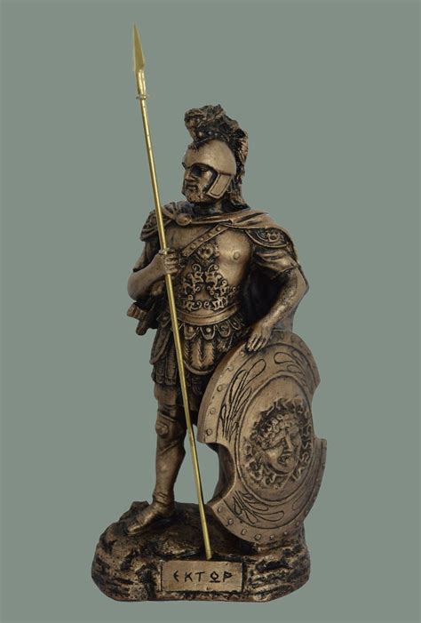 Hector Sculpture Trojan Prince And Greatest Fighter Of Troy Etsy