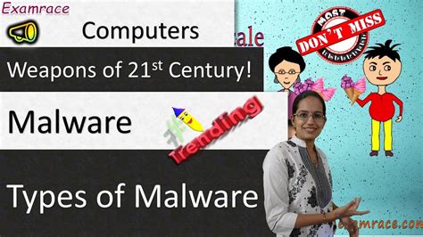 Computer Malware And Types Of Malware Weapons Of 21st Century Youtube
